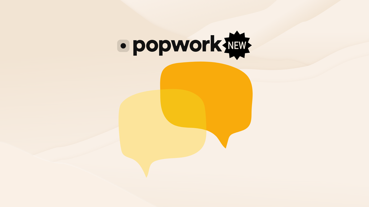 How to comment on any item on Popwork - Product update