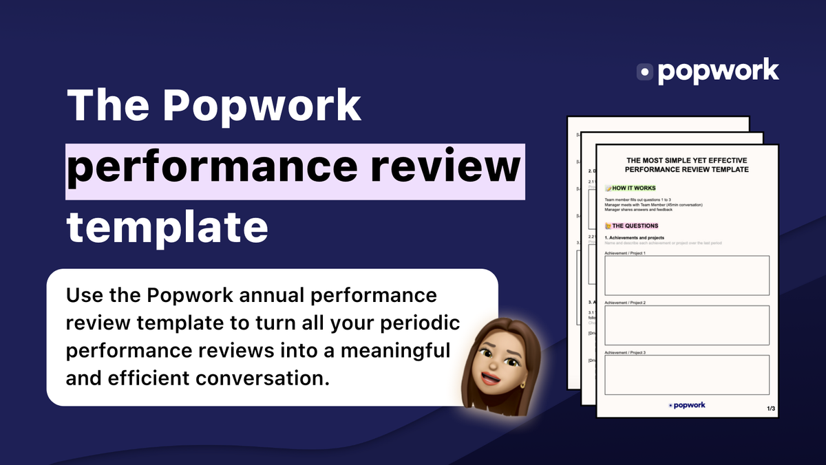 Why and how to prepare an annual performance review | Popwork